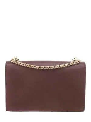 JIMMY CHOO 2000-2026 Calfskin Bohemia Chain Crossbody Bag - Red