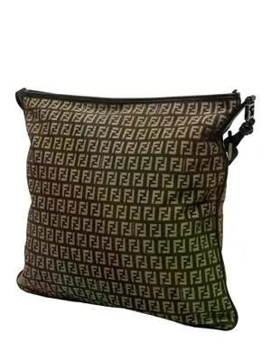 FENDI 2000-2010 Zucchino Canvas Crossbody Bag