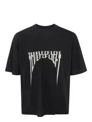 Rick Owens Porterville Graphic-print Hanging-strap T-shirt - Black