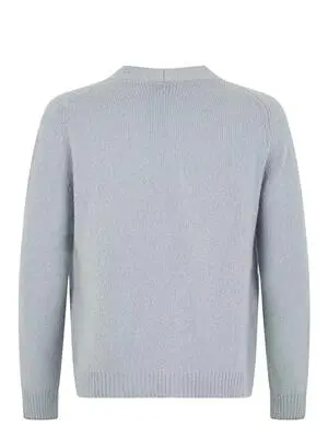 Fedeli V-neck Cashmere Cardigan - Blue