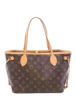 LOUIS VUITTON 2007 Monogram Neverfull Pm Tote Bag - Brown
