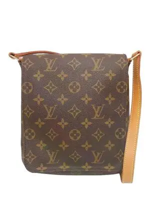 LOUIS VUITTON 1999 Monogram Musette Salsa Pm Short Strap Shoulder Bag - Brown