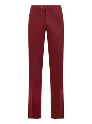 Fedeli Straight-leg Trousers - Red