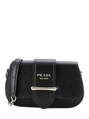 PRADA Sidonie City Calf With Saffiano Mini Shoulder Bag