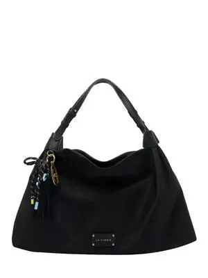 LA CARRIE Dark Wave Tote Bag - Black