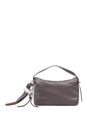 V°73 Danielle Fringe-charm Shoulder Bag - Grey