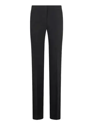 Moschino Pressed-crease Trousers - Black