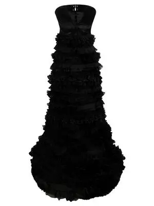 MOSCHINO Ruffled-detail Maxi Dress