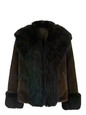 GIOVANNI PARIS Kim Faux-fur Jacket - Brown
