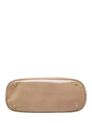 Gucci 2016-2026 Patent Bright Bit Satchel - Neutrals