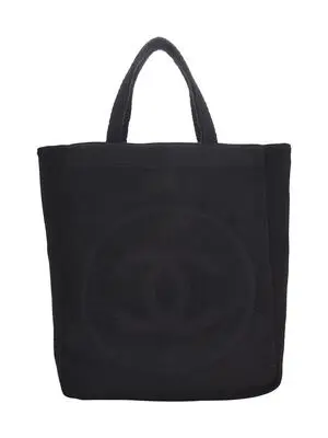 CHANEL Black 'cc' Beach Set