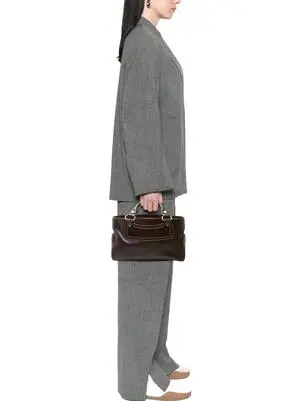 Celine 20th Century Calfskin Boogie Handbag - Brown