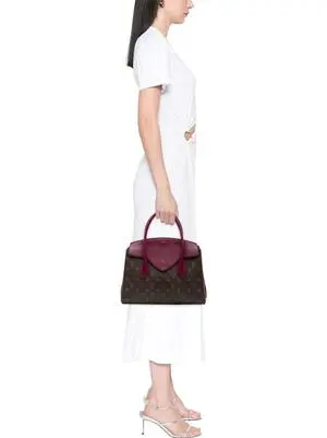 LOUIS VUITTON 2017 Monogram Florine Satchel - Brown