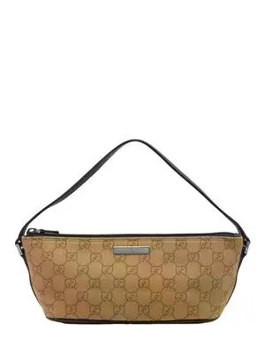 GUCCI 2000-2015 Gg Canvas Boat Shoulder Bag
