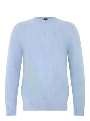 Fedeli Crew-neck Sweater - Blue