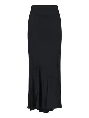 Junya Watanabe Panelled Wool Skirt Black