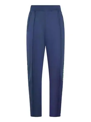 Moschino Logo-print Side-stripe Track Pants - Blue