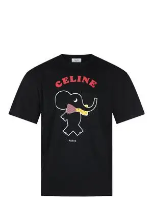 Celine Short-sleeved T-shirt - Black