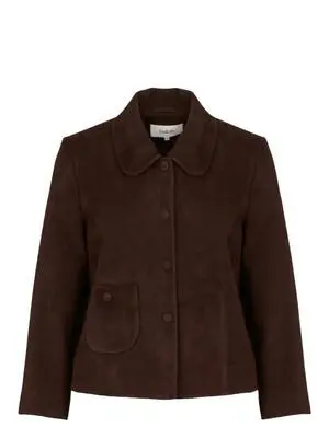 Ba&sh Milas Round Collar Jacket - Black