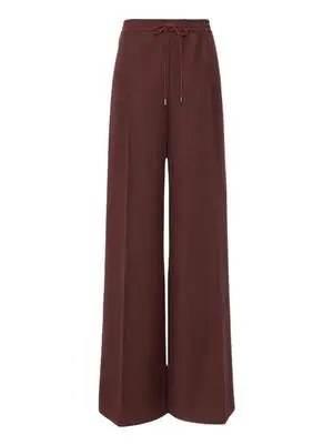 Max Mara Drawstring Casual Pants - Red