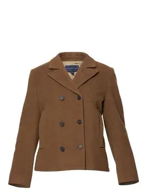 HELEN MCALINDEN Brown Penelope Soft Umber Peacoat