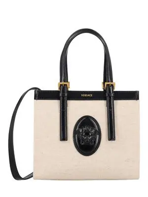 Versace Borsa Tote "rivière" Mini - Ivory