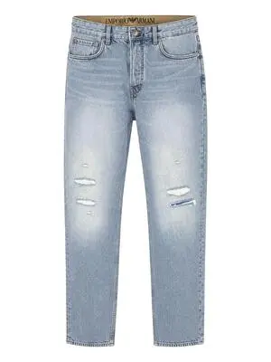 Emporio Armani Jeans 5 Tasche Vestibilità Regular - Denim
