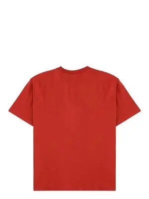 Drole De Monsieur Cotton Crewneck T-shirt - Red