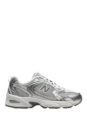 NEW BALANCE 530 Sneaker With Silver Leather Details - Grey