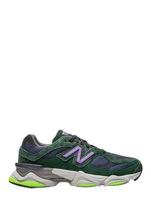 NEW BALANCE New Balance Men's 9060 Green Suede Leather Sneaker With Mesh Inserts Green