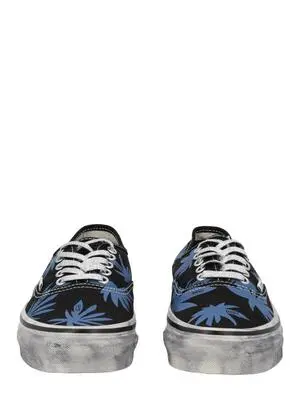 VANS Vans Printed Low-Top Lace-Up Sneakers Blue