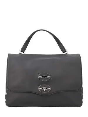 ZANELLATO Zanellato Leather Top Handle Satchel Bag Black