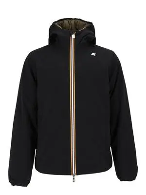 K-WAY Lightweight Polyester Coat - Black