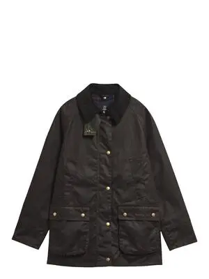 Barbour Waxed Cotton Utility Coat - Brown