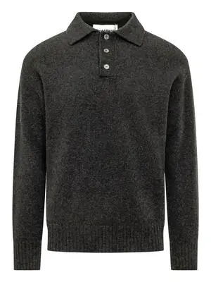 AMARANTO Amaranto Polo Shirt Antracite