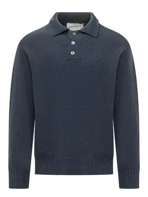 AMARANTO Amaranto Polo Shirt Navy