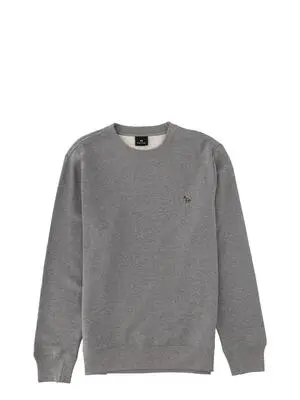 Paul Smith Zebra Embroidered Crewneck Sweatshirt - Grey