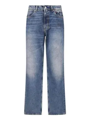Our Legacy Our Legacy Washed Wide-Leg Jeans Blue