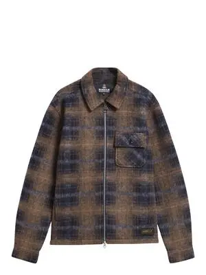 BARBOUR INTERNATIONAL International Wool Blend Shirt - Navy