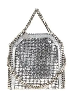 Stella McCartney Stella Mccartney Falabella Tiny Chai Shoulder Bag Silver