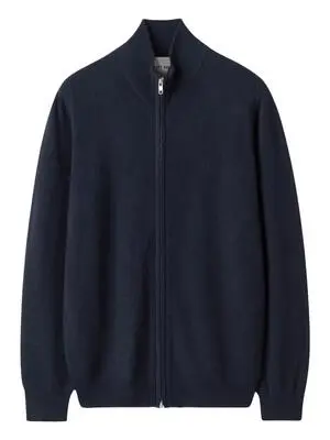 Soft Goat 100% Cashmere Crewneck Sweater - Navy