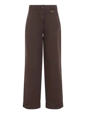 GOLDEN GOOSE Raphaela Regular & Straight-leg Workwear Pant - Brown