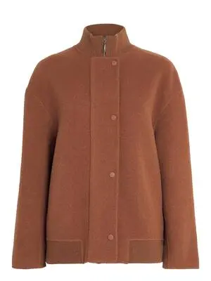 MAX MARA Wool-blend Zip-up Coat