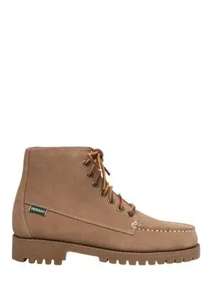 SEBAGO Leather Ankle Boots - Beige