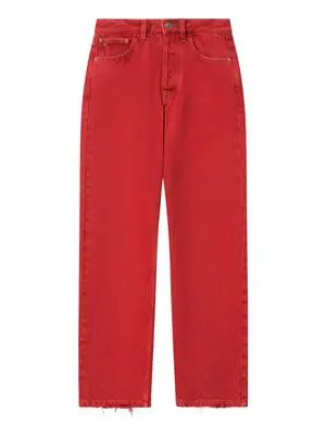 Isabel Marant Étoile Jeans With Belt Loops - Red