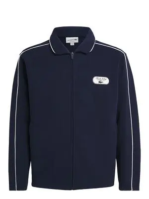 Lacoste Tennis Heritage Zip-up Sweatshirt - Navy
