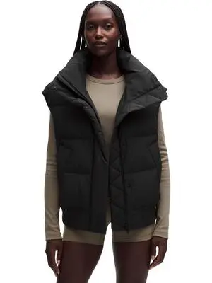 Lululemon Wunder Puff Bomber Vest Black