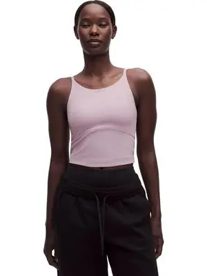 Lululemon Wunder Under Cropped Tank Top Shallot