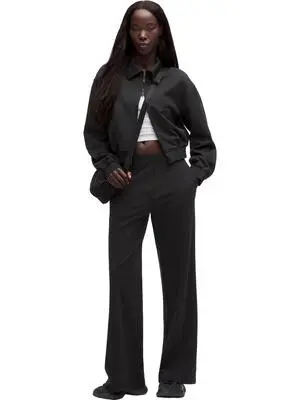 Lululemon Daydrift Mid-rise Stacked-leg Trouser Black