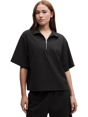 Lululemon Daydrift Short-sleeve Half Zip Black